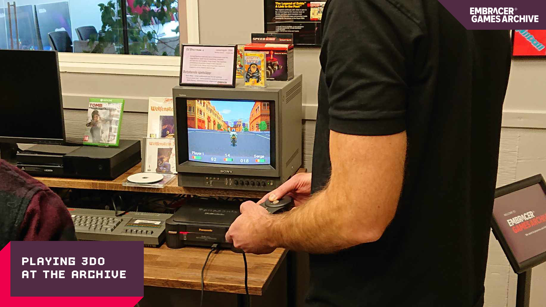 Playing 3DO at the archive - Embracer Games Archive